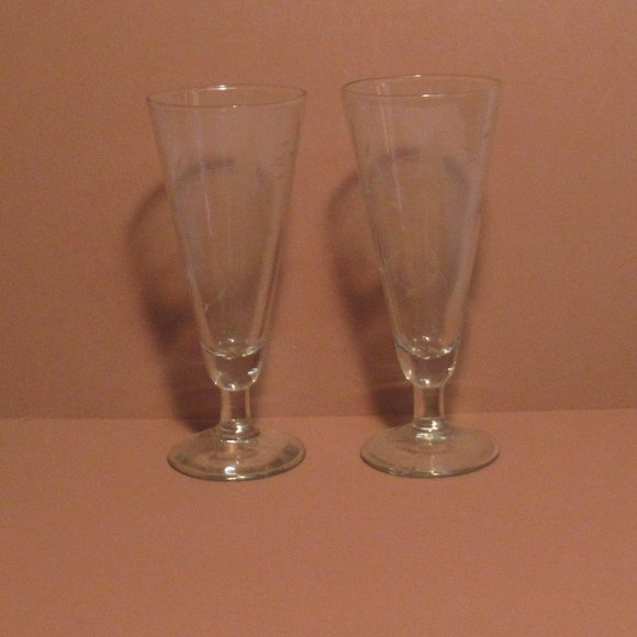 Princess House | Dining | 2 Vintage Princess House Heritage Etched ...